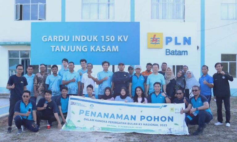 Peringati Bulan K3 Nasional, PLN Batam Tanam Pohon di Gardu Induk ...